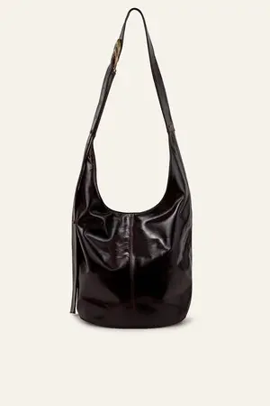 Ba&sh Youyou Leather Bucket Bag - Brown