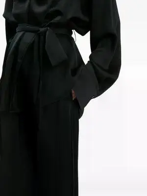 Victoria Beckham Pleated Wide-leg Trousers