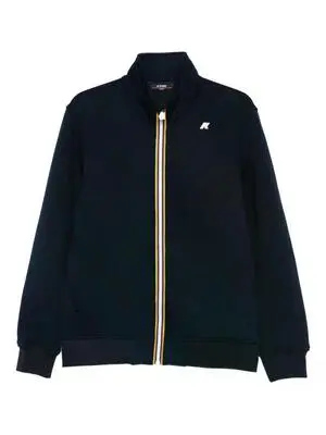 K-WAY Zip-fastening Ribbed Hem Sweater