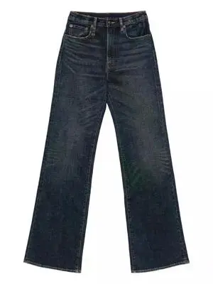 R13 High-waisted Wide Leg Jeans