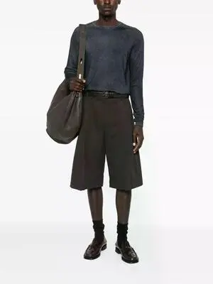 AROVESCIO Crew Neck Long Sleeve Sweater