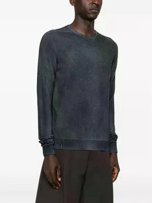 AROVESCIO Crew Neck Long Sleeve Sweater