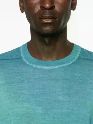 C.P. COMPANY Crew Neck Sweater With Lens Pocket