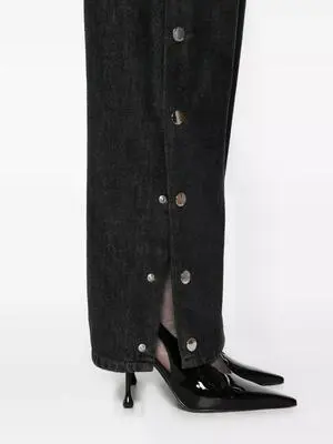 Sportmax Galante Side-button Jeans - Black