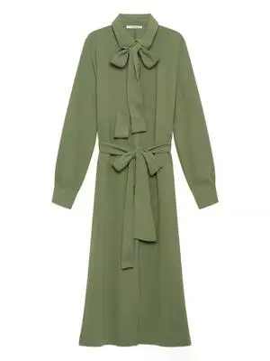 Malìparmi Bow-tie Belted Dress