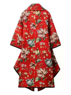 La DoubleJ Floral Pattern Coat