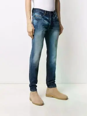 DIESEL® D-strukt Low-rise Slim-fit Jeans - Blue
