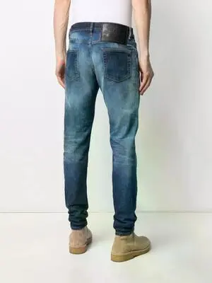 DIESEL® D-strukt Low-rise Slim-fit Jeans - Blue