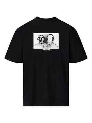 PLEASURES X Daft Punk Inverted Short-sleeve T-shirt