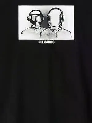 PLEASURES X Daft Punk Inverted Short-sleeve T-shirt