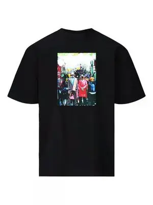 PLEASURES X Daft Punk Harajuku T-shirt - Black