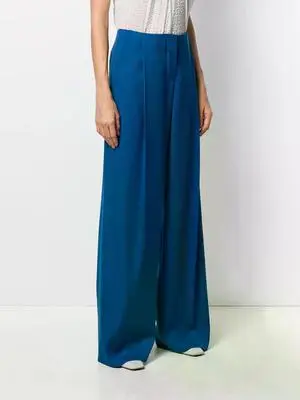 Nina Ricci Cotton Wide Leg Tailored Trousers