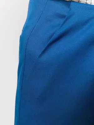 Nina Ricci Cotton Wide Leg Tailored Trousers