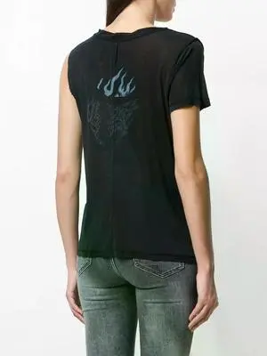 BEN TAVERNITI UNRAVEL PROJECT Asymmetric Twisted Neck Tank