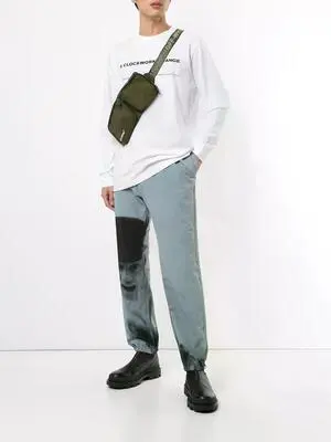 Undercover A Clockwork Orange Print Track Pants - Blue