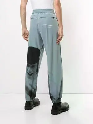 Undercover A Clockwork Orange Print Track Pants - Blue
