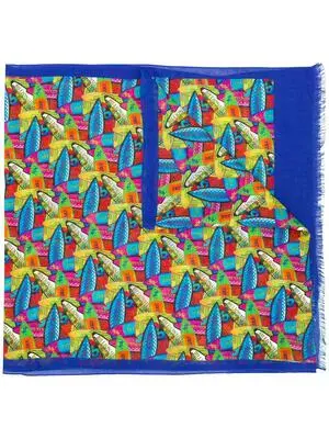 BILLIONAIRE Surf Board Print Scarf