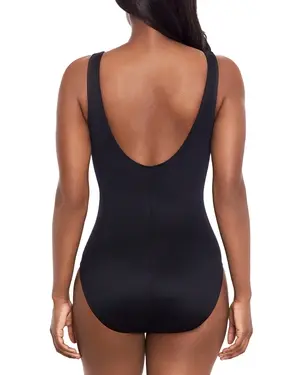 Miraclesuit Selenite Escape Layered One-piece Swimsuit