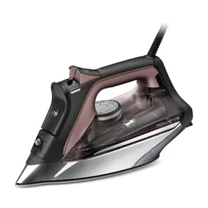ROWENTA Pro Master X Cel Steam And Clothes Iron - Black Cinnamon