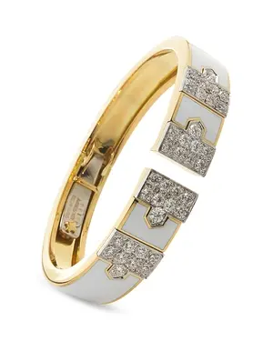 David Webb Diamond Lane Bracelet - White/gold