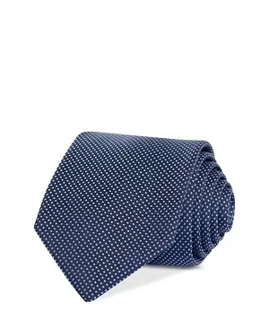BOSS Classic Dot Neck Tie - Dark Blue
