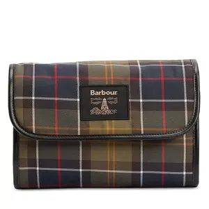 Barbour Tartan Hanging Washbag - Classic/beacon
