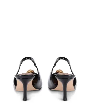 Kurt Geiger Belgravia Slingback Pumps - Black