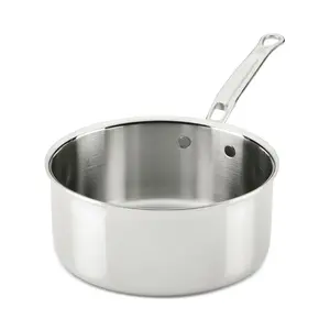 HESTAN Probond Luxe 3 Quart Professional Clad Stainless Steel Saucepan With Lid