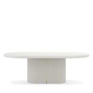 CARACOLE Love Dining Table - Matte Pearl