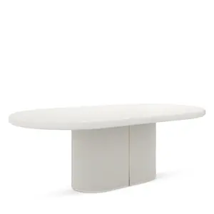 CARACOLE Love Dining Table - Matte Pearl