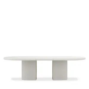 CARACOLE Love Dining Table - Matte Pearl