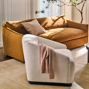 HUDSON PARK COLLECTION Astor 92' Sofa - Brown
