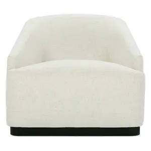 HUDSON PARK COLLECTION Flatiron Swivel Chair Exclusive - White
