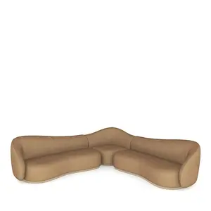CARACOLE Kalahari 3 Piece Sectional Sofa - Camel