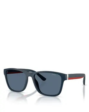 Polo Ralph Lauren Square Sunglasses 56mm - Dark Blue