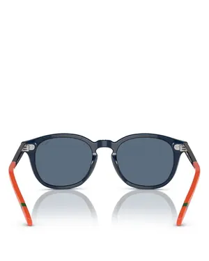 Polo Ralph Lauren Round Frame Sunglasses - Dark Blue