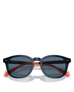 Polo Ralph Lauren Round Frame Sunglasses - Dark Blue