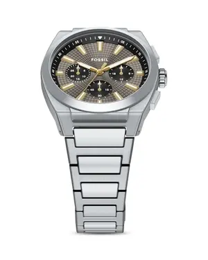 Fossil Everett Chronograph - Black/silver