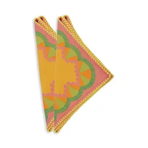 YINKA ILORI O Dara Napkins, Set Of 2 - Orange