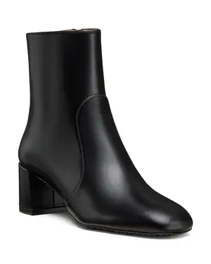 STUART WEITZMAN Maeve Zip Booties - Black