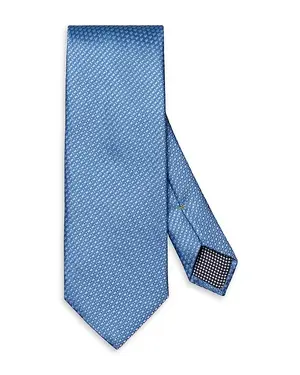 Eton Semi Solid Silk Tie - Light Blue