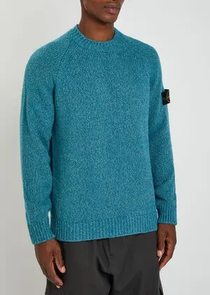 Stone Island Logo Knit Jumper
