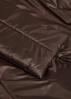 ARMARIUM Scarf-effect Padded Nylon Jacket