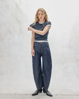 Rag & Bone Charlie High-rise Cropped Barrel Jeans - Twtri