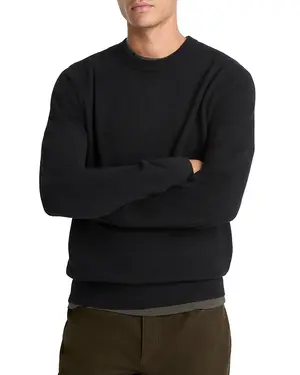 Vince Cashmere Crewneck Sweater - Black