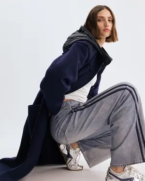 Rag & Bone Miramar Terry Wide-leg Track Pants - Coney