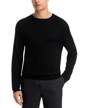 Vince Merino & Cashmere Crewneck Sweater - Black