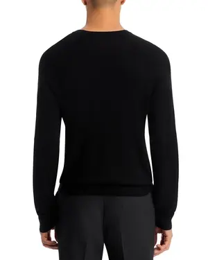 Vince Merino & Cashmere Crewneck Sweater - Black