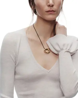 SAINT ART Watson Wool Ruffle Knit Sweater