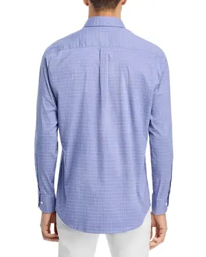 Peter Millar Stowe Crown Lite Cotton Stretch Sport Shirt - Deep Violet